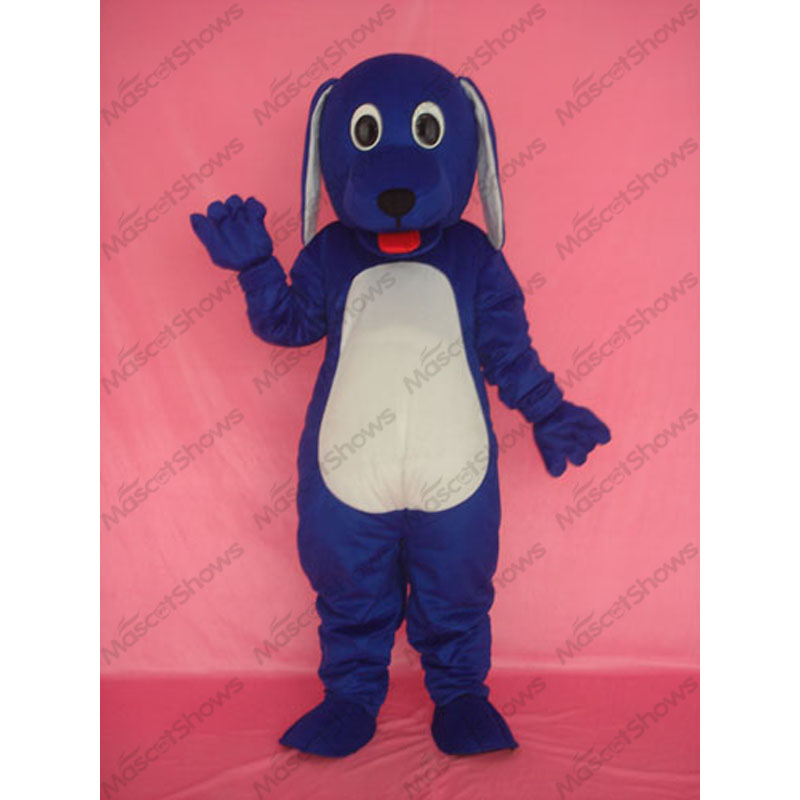 Blue Dog Mascot Costume Cosplay Halloween Party Fancy Dress Suits Adult ...