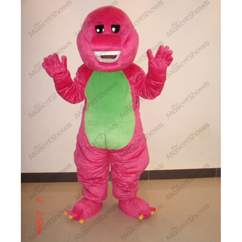 Lovely Barney The Dinosaur Mascot Costume Adult Mascot Funny Costume ...